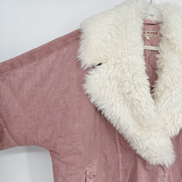 Free People | Jackets & Coats | Free People Lolo Denim Jacket Pale ...